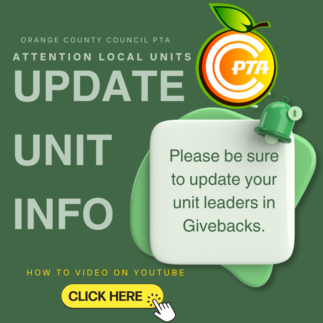 OCCPTA – Orange County Council of PTA/PTSA